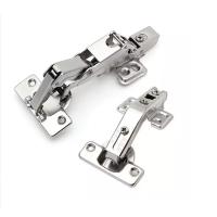 China 165 Degree Full Overlay Concealed Frameless Hinges factory