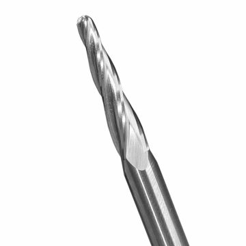 Quality Four Flute M2 HSS Router Bit TiN ZrN 3D Carving Bits For Aluminum And Plastic for sale