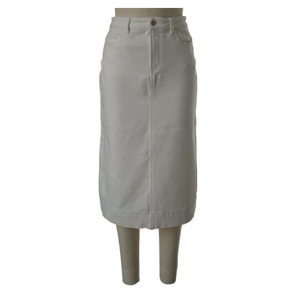 Quality High Waisted Denim Skirt Long Jean Skirt For A Flattering And Elegant Silhouette for sale