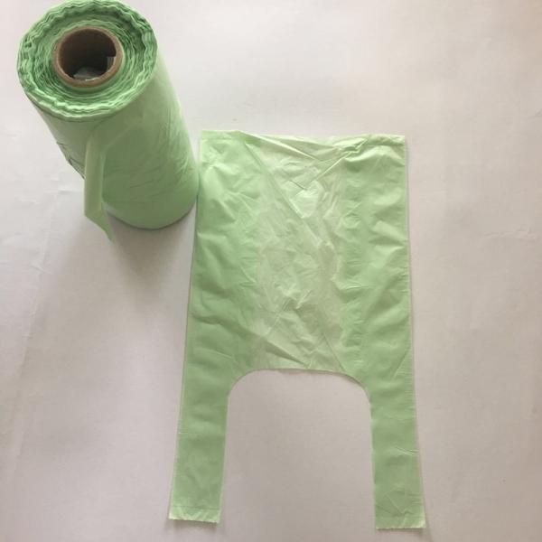 Quality Eco-Friendly 12-50mic Thickness Biodegradable Dog Poop Bag with OK Compost for sale