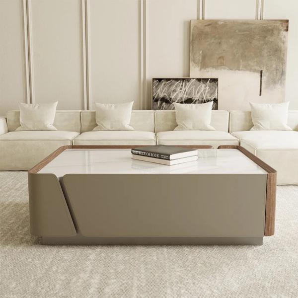 Quality modern square coffee table set luxury coffee table for sale