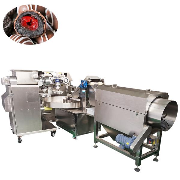 Quality Automatic Ball Shape Brigadeiro Chocolate Truffle Making Machine 304 SS for sale