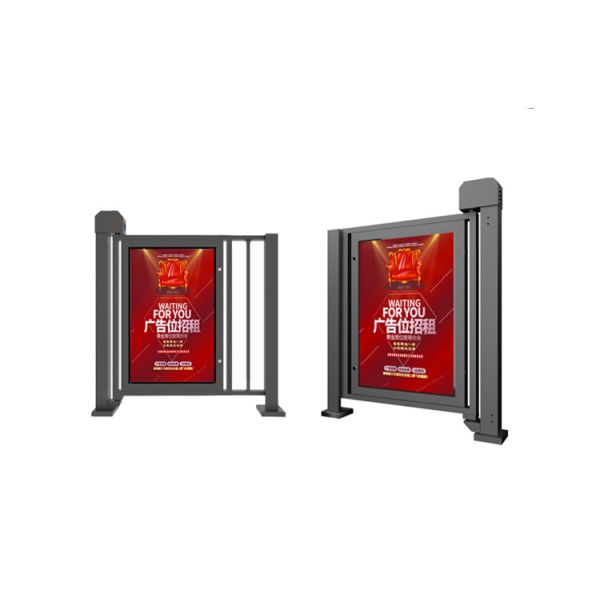 Quality Public Service Anti-Crash Metal Advertising Barrier Gate 25W DC24V Automatic Barrier Gate for sale
