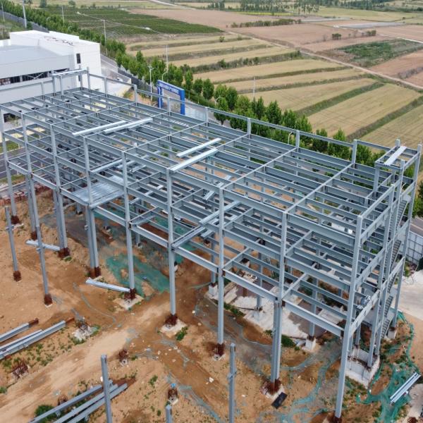 Quality Large Span Prefabricated Steel Building with Indoor Office for sale