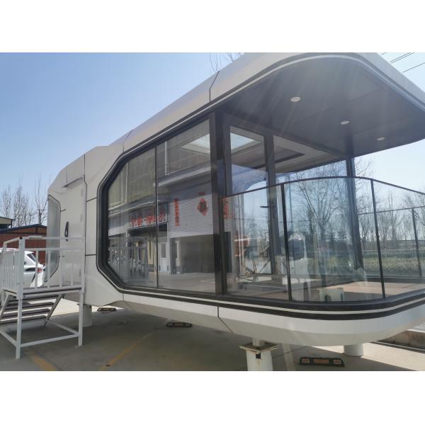 Quality Space Capsule Container House Prefab Modular Hotel with Glass Wool Insulation for sale