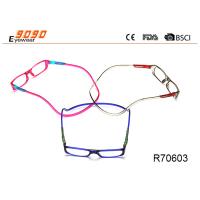 China Click Reader Eyeglasses Full Rim Clear Magnetic Reading Glasses factory