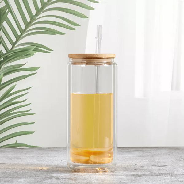 Quality Drop Resistance Clear Glass Water Bottle Household Borosilicate Glass Coffee for sale