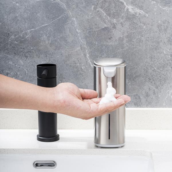 Quality Bathroom Automatic Liquid Foam Soap Pump With Touch-Free Rechargeable Technology for sale