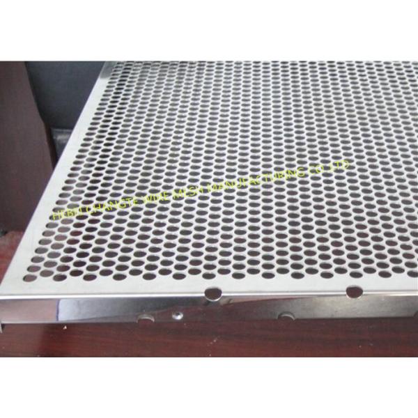 Quality 304 304L Stainless Steel Curtain Wall Perforated Sheet Punching Mesh for sale