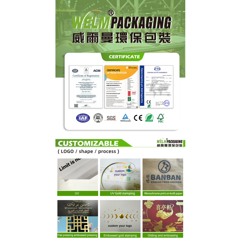 Custom cake packaging box with handle and ribbon