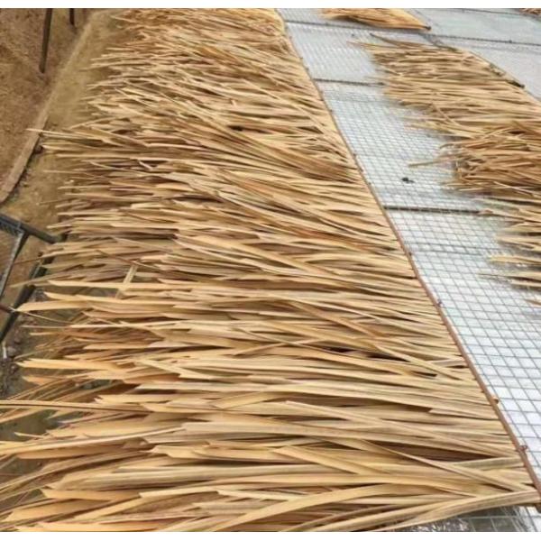 Quality Fireproof Original Super Long Lifespan Synthetic Artificial Straw Thatch at Best for sale