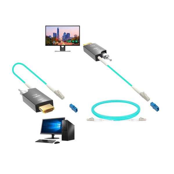 Quality HDMI to Optical Fiber Extender 300meter for sale