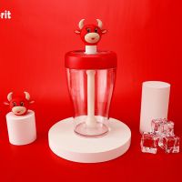 Quality Straw type Tritan Personalized Water Bottles For Kids BPA Free for sale