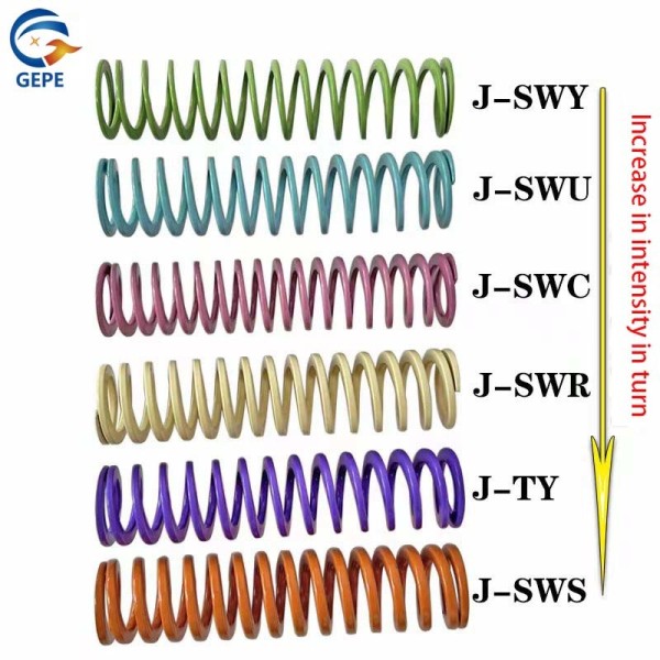 Quality High Temperature High Strength Spring 55CrSi Light Blue JSWU Ultra Compression for sale