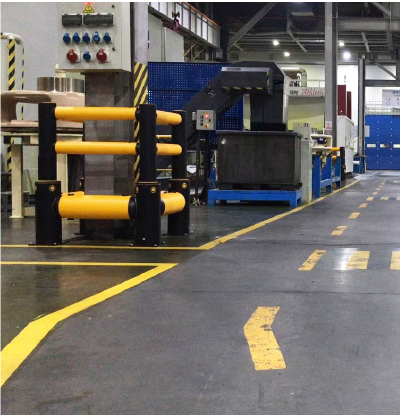 HC MC Building Post Safety Barrier Warehouse flexible anti-collision system FS-2023A