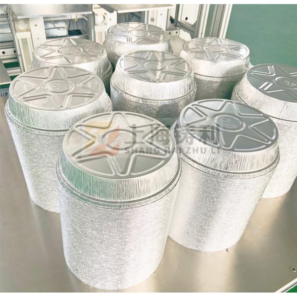 Quality Aluminium Foil Container Making Machine For 7/8/9 Inch Round Pan for sale