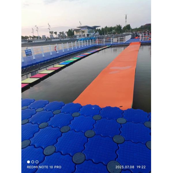 Quality Cube Type PE Pontoon / Plastic Floating Pontoon For Bridge for sale