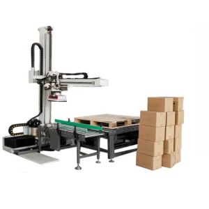 Quality Servo Box Robot Palletizer Machine For Bottles Bags Cartons 600kg for sale