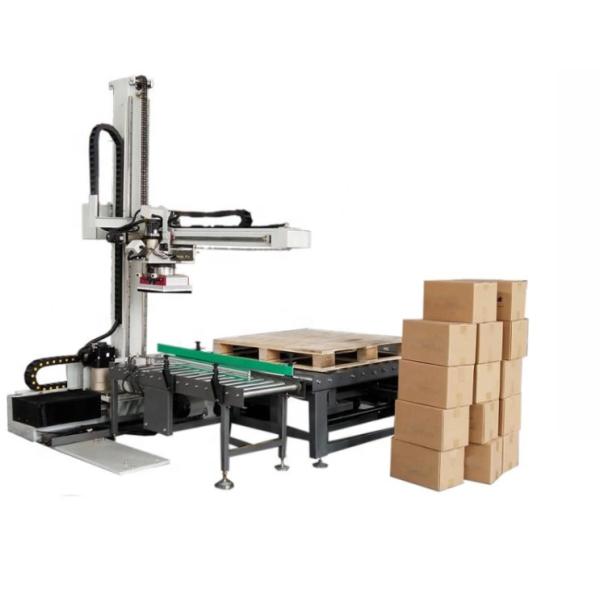 Quality Servo Box Robot Palletizer Machine For Bottles Bags Cartons 600kg for sale