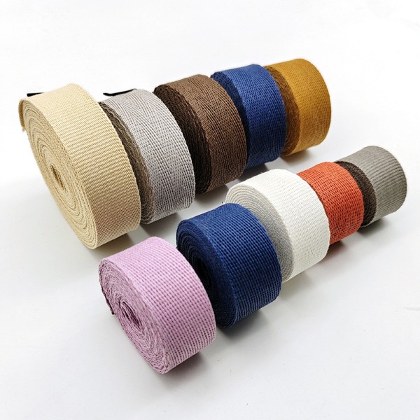 Quality GRS Herribone Woven Paper Ribbon Roll Plain Pattern Assorted Color Solid for sale