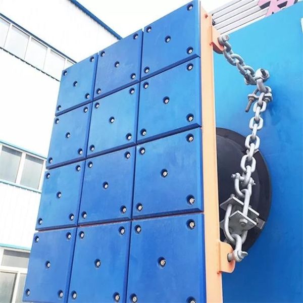 Quality Waterproof Blue Plastic Marine Panel UHMWPE Dock Fender Pads For Jetty Fender for sale