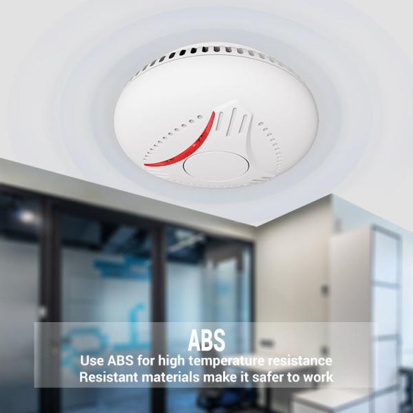 Quality Wireless Interlink 110mm 10 Year Smoke Detector 12uA Connected Smoke Alarms for sale