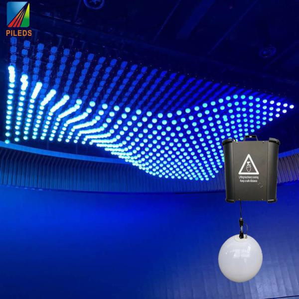 Quality Customized DMX RGB LED Lifting Ball Wireless Control Kinetic Light Up Down for sale