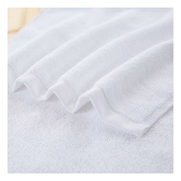 Quality Soft White Hotel Towels Sustainable Easy To Clean High Absorbency for sale