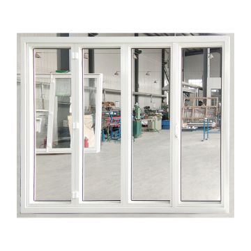 Quality Folding PVC Decorative Door AS2047 High Speed Stack Double Glass Motor System for sale