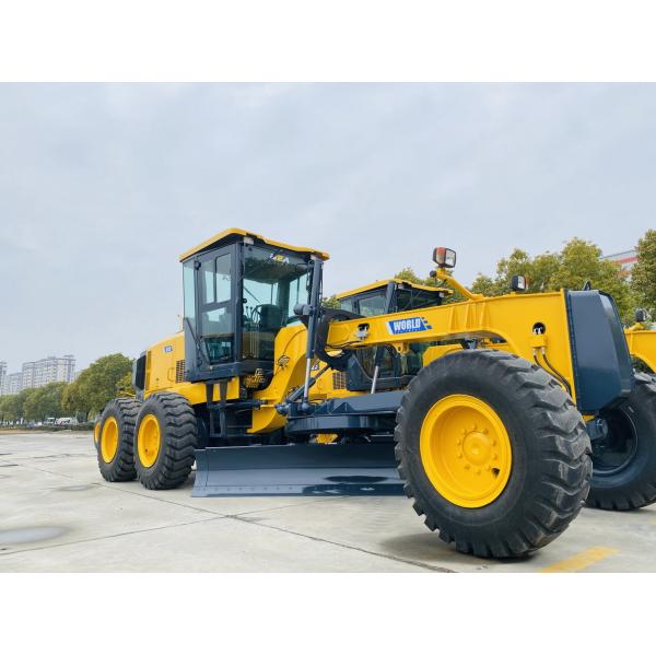Quality Komatsu 97kw Heavy Machinery Motor Grader With Air Conditioning for sale