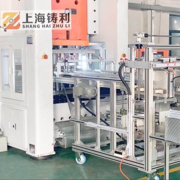 Quality 12tons 24kw Aluminum Foil Manufacturing Machine Ce White Orange for sale