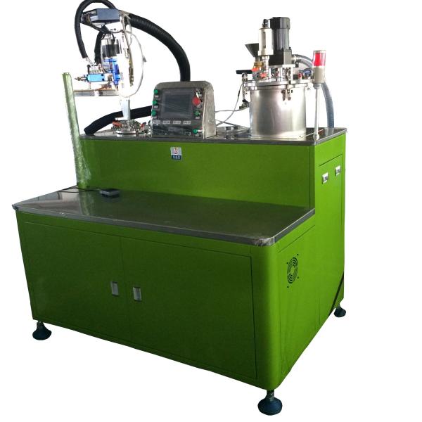 Quality Digital display fluid dispensing semi-automatic industrial precision dispenser 2 part resin mixing machine with hand gun for sale