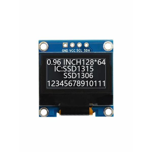 Quality Energy Efficient 1.3 Inch OLED Display White Fonts 128x64 Dots SSD1312 OLED for sale