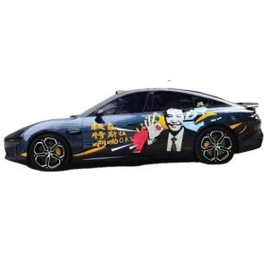 Quality Tpu Film Graphic Wrap for Laundry Pickup and Delivery Service Vehicle Transporta for sale