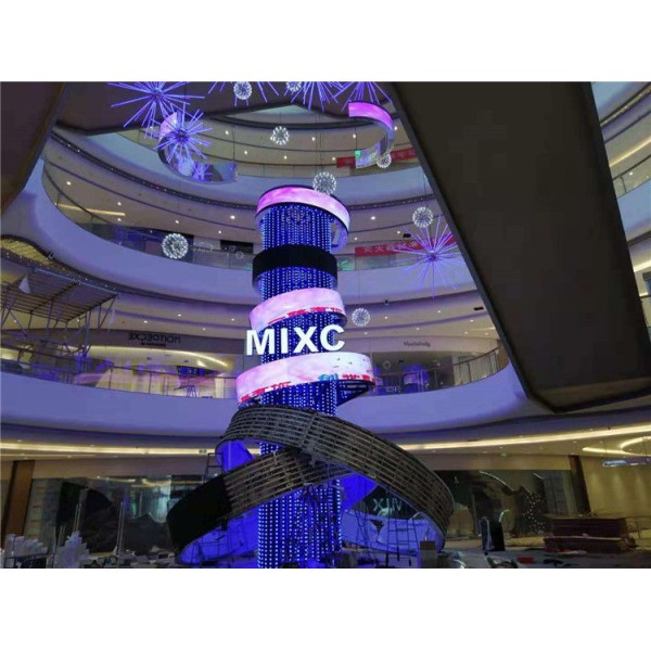 Quality Lionled P2.5 Indoor Flexible Led Display Screen With Special Shape for sale