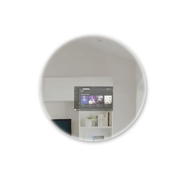 Quality Customized Round Smart Mirror Wall Mounted For Ladies Makeup for sale