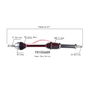Quality CV Axle Shaft Assembly for sale