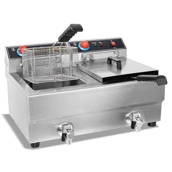 Quality Button Control Commercial Deep Fryer for Restaurants and Food Courts 2L 2.5L 3L 5L 6L for sale