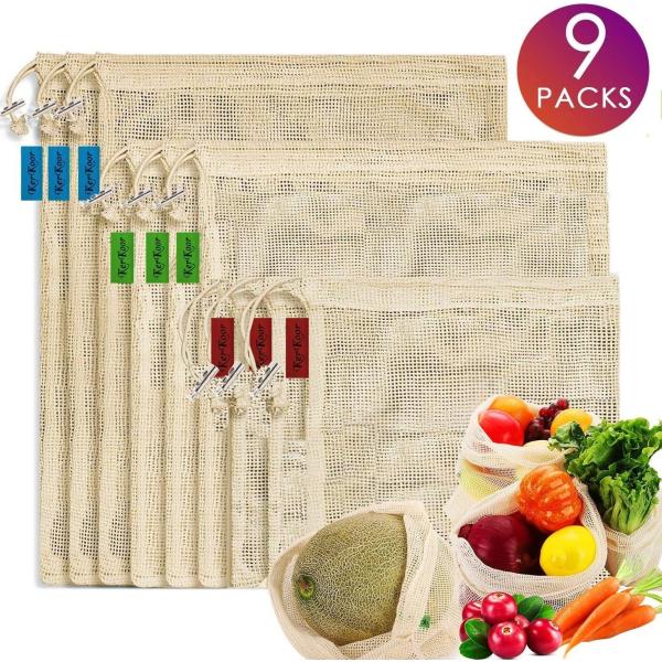 Quality SA8000 TUV Organic Cotton Drawstring Bags Reusable Shopping Produce Bags OEM for sale