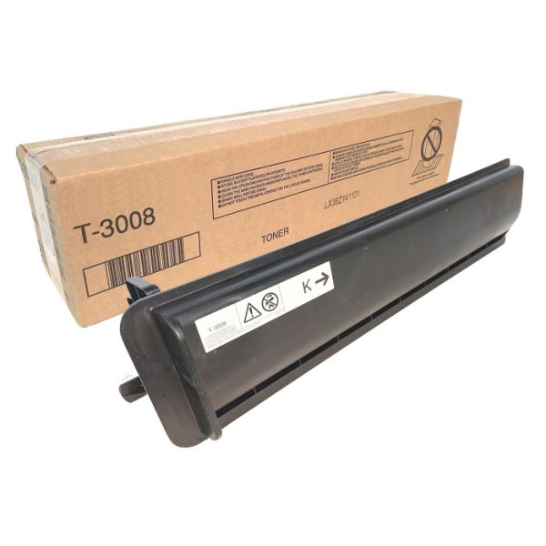 Quality Original Toshiba E-studio Toner T-3008E Black 6AJ00000151 -43900 Pages for sale