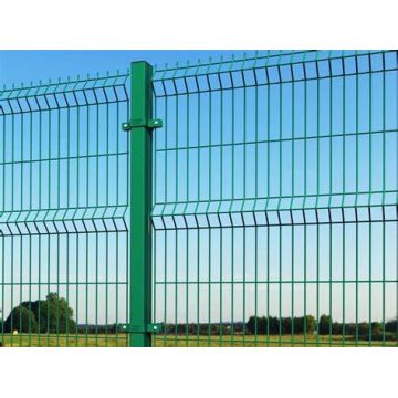 Quality Curvy 3D Triangle Galvanized Welded Wire Mesh Fence PVC Coated for sale