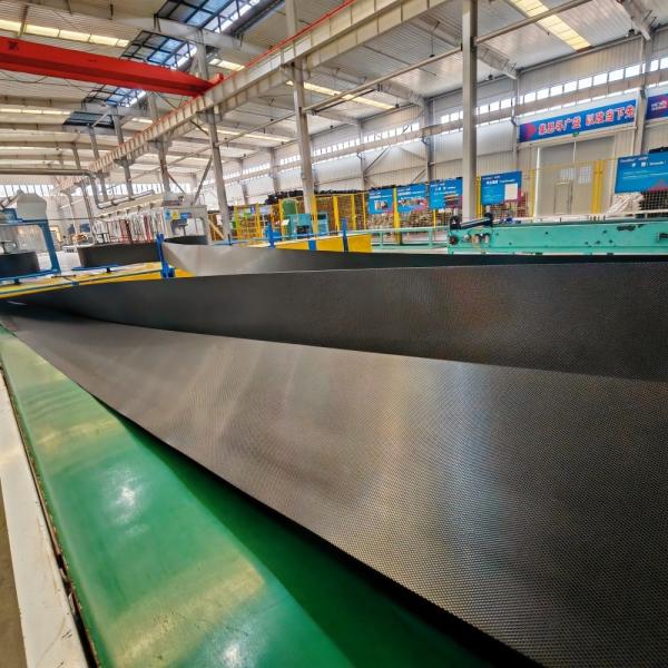 Quality 14.2kN/m Textured Perforated Geocell 25kN/m Tensile Strength Slope Protection for sale