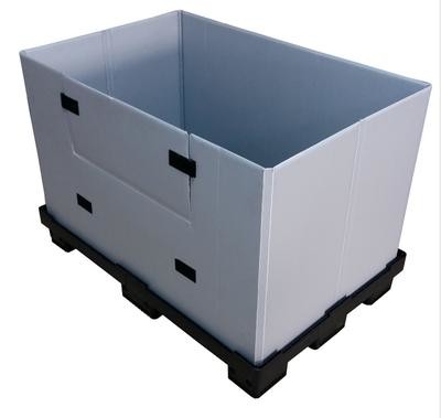 Quality Custom 2mm - 11mm Plastic Pallet Box Collapsible Moving Boxes Reusable for sale
