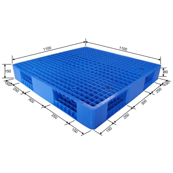 Quality Euro Size Export Plastic Pallet HDPE Pallets For Transport for sale