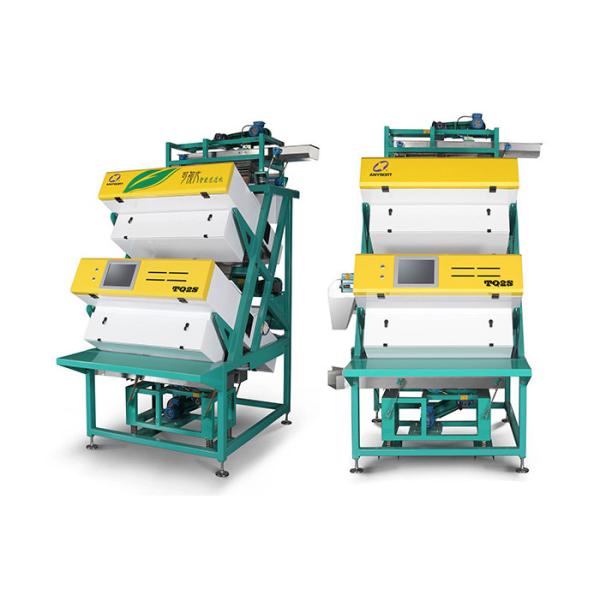 Quality White Tea Dark Tea Color Sorter Machine 350 kg/h Double Layer Sorting for sale