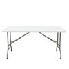 china Foldable White Picnic Table Ideal for Outdoor Camping Hiking and Travelling 152