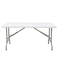 Quality Foldable White Picnic Table Ideal for Outdoor Camping Hiking and Travelling 152 for sale