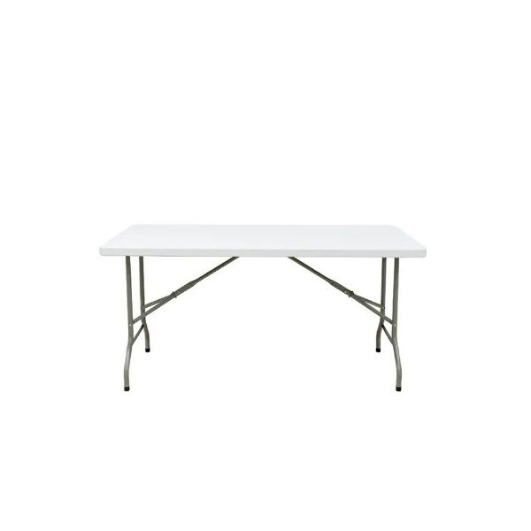 Quality Foldable White Picnic Table Ideal for Outdoor Camping Hiking and Travelling 152*76*74cm for sale