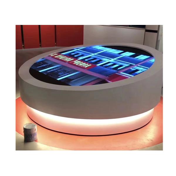 Quality IP30 640*1920 Round LED Advertising Player SMD2121 LED Screen Table for sale