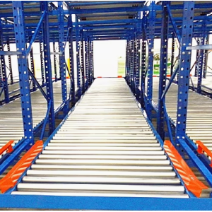 Quality High Density Live Pallet Flow Racking System With Brake / Speed Regulating for sale